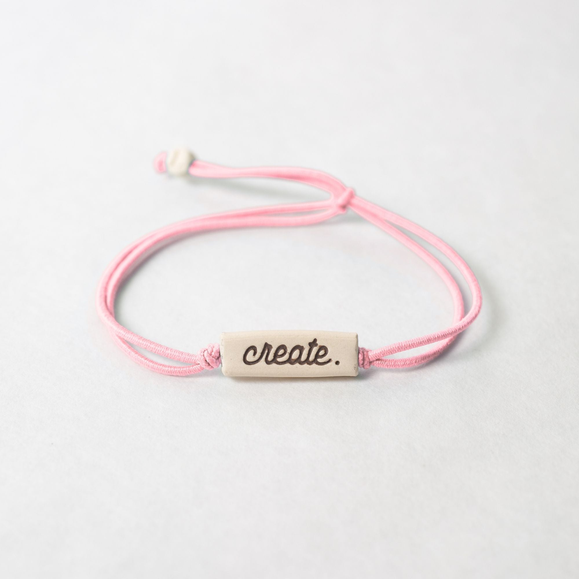 Cursive Stamped Font Bracelets – MudLOVE