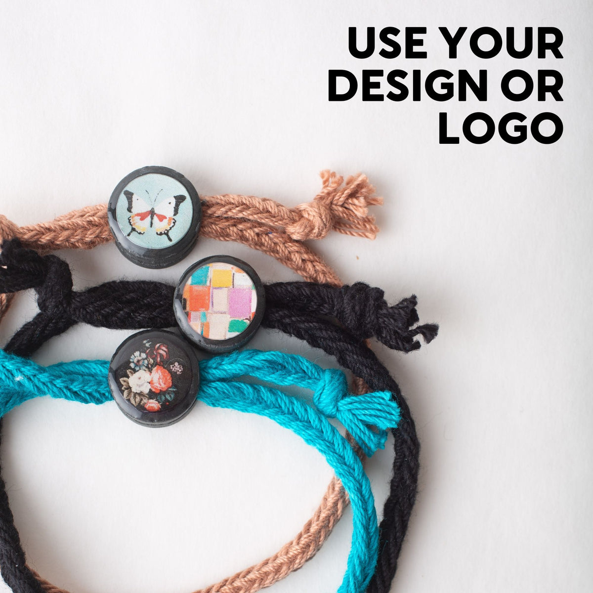 Custom Beacon Smart Product - Woven Bracelets - BULK – MudLOVE