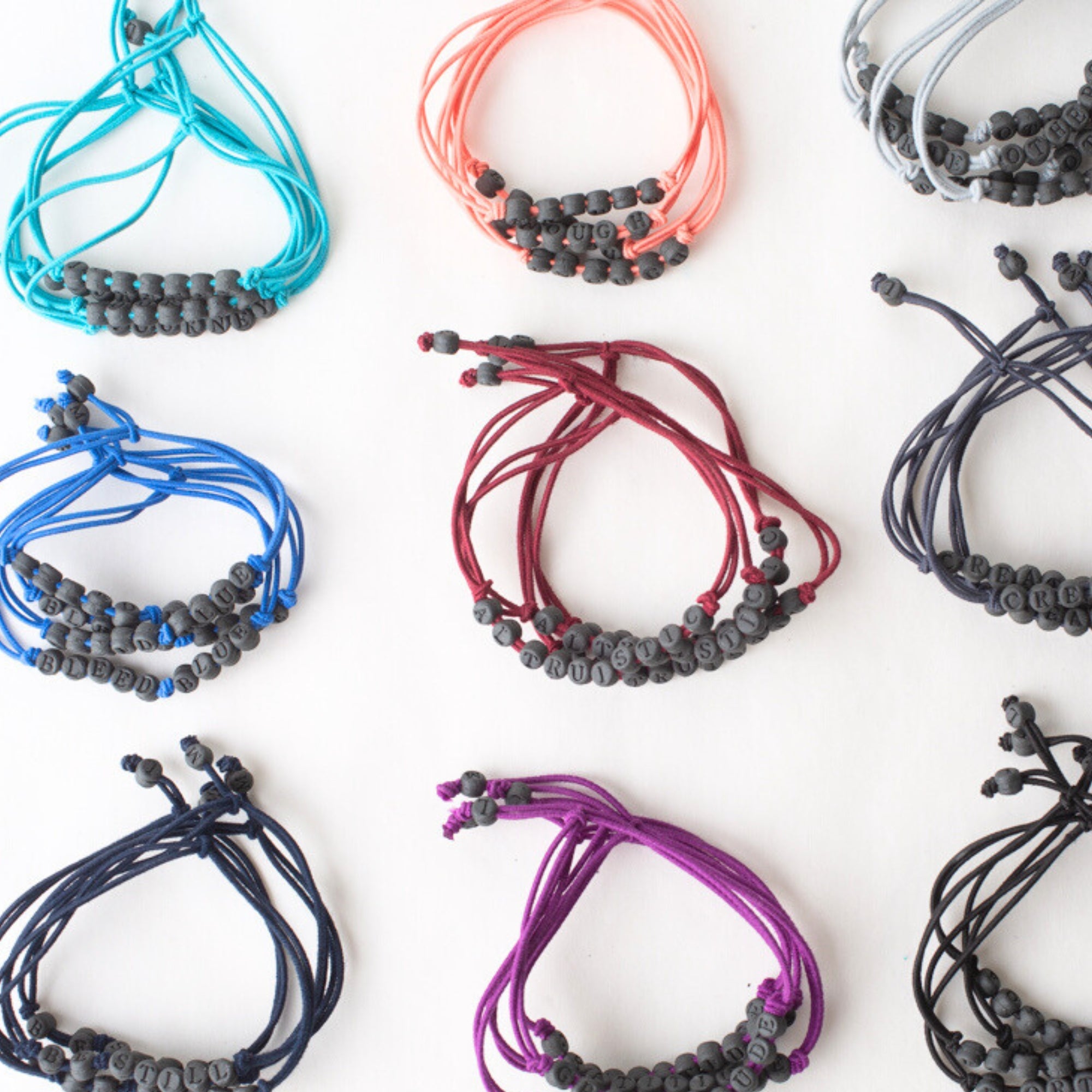 Custom ECLIPSE Friendship Bracelets with Elastic Band - BULK – MudLOVE